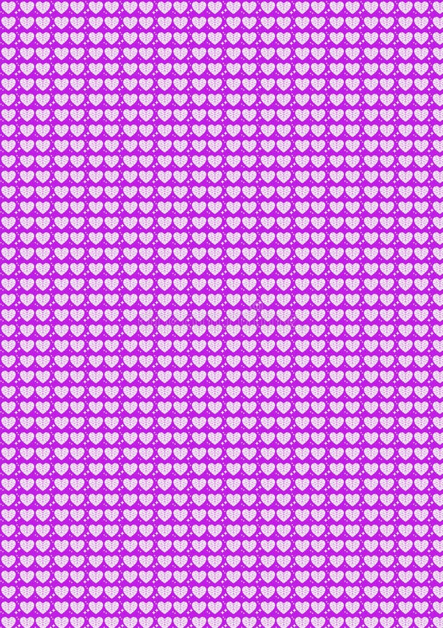 Purple Hearts Pattern stock illustration. Illustration of purple - 50212691