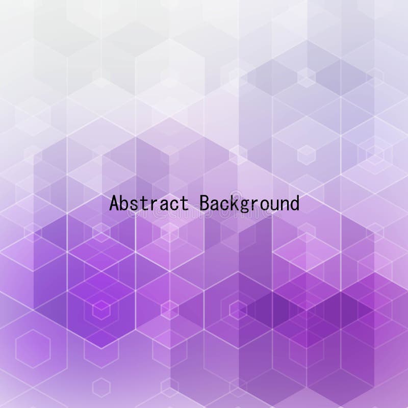 Purple Hexagon Background. Vector Illustration. Abstract Pattern Stock ...