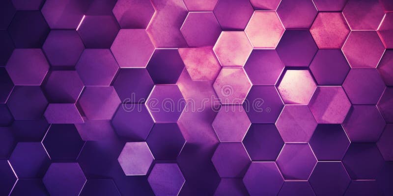 Purple hexagonal patterns stock photo. Image of aesthetic - 375042772