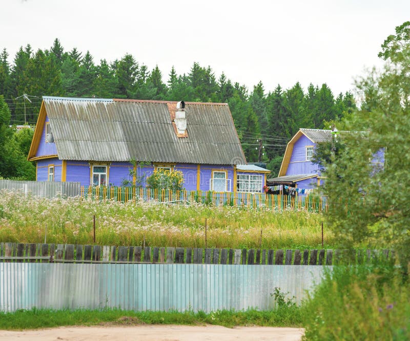 Purple house stock image. Image of wood, slate, road - 28950555