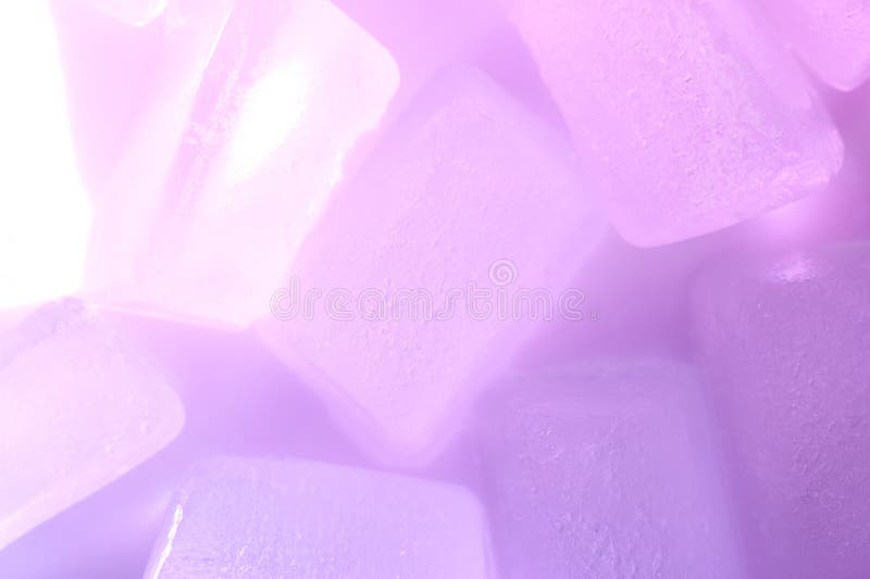 Purple ice cubes stock image. Image of crystal, melt - 177933697