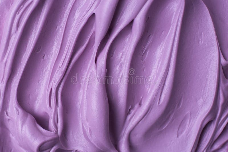 Purple Icing Frosting Close Up Texture Stock Image - Image of rich ...