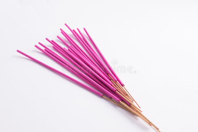 Pink incense sticks stock photo. Image of religious, coloful - 32700488