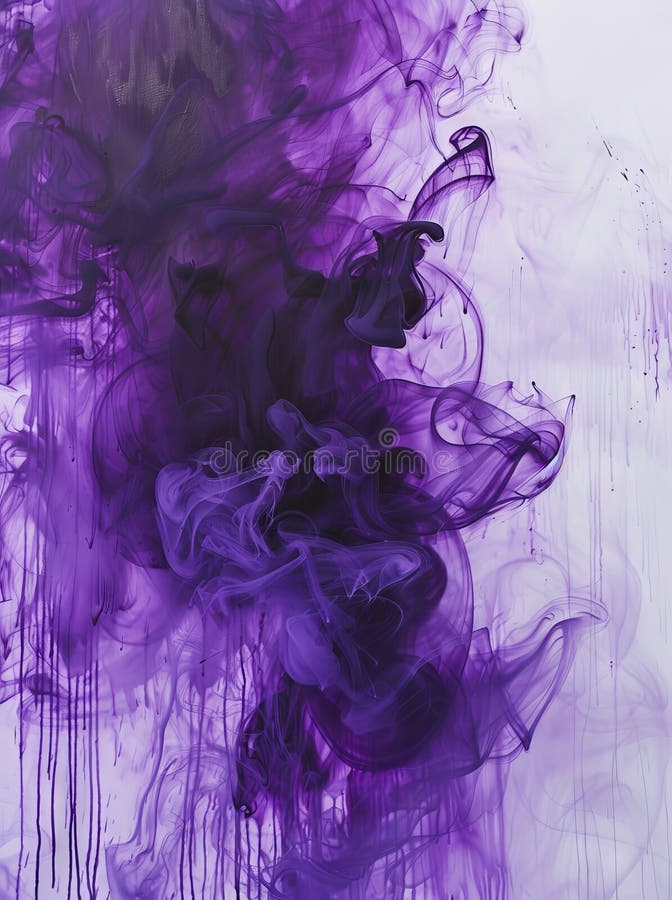 A Painting of a Black and White City with a Dark Sky Stock Image ...