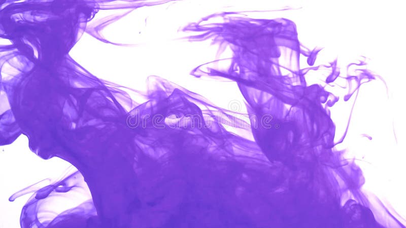 Purple ink in water stock video. Video of dynamic, paint - 75798223