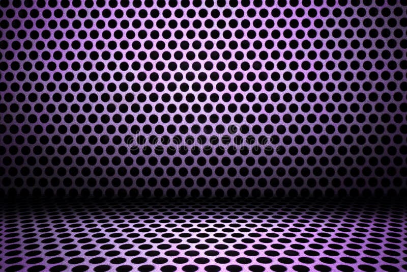 Purple Interior Background of Circle Mesh Pattern Texture Stock ...