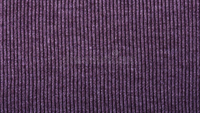 Purple Knitted Fabric Texture Close Up. Can Be Used As a Background ...