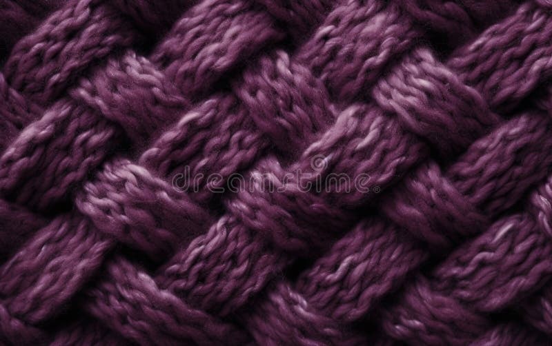Purple Knitted Wool Texture Closeup. Knitted Wool Background Stock ...