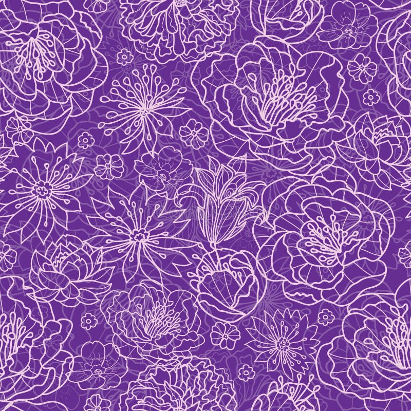 Purple Seamless Pattern
