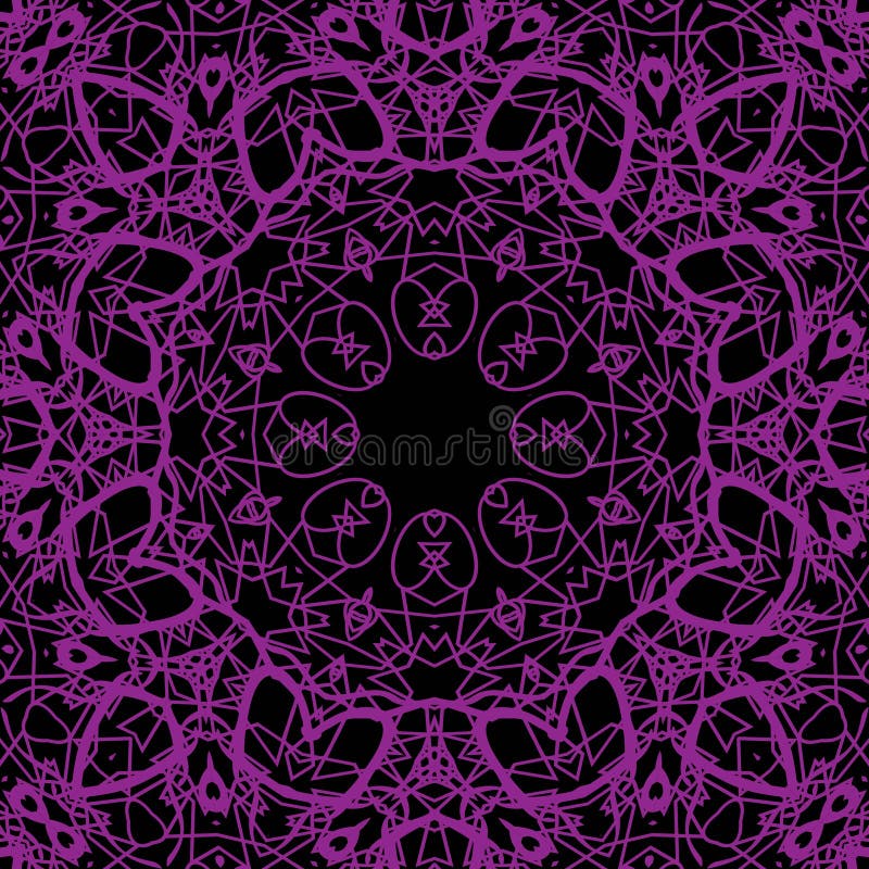 Purple lace pattern stock illustration. Illustration of gorgeous ...