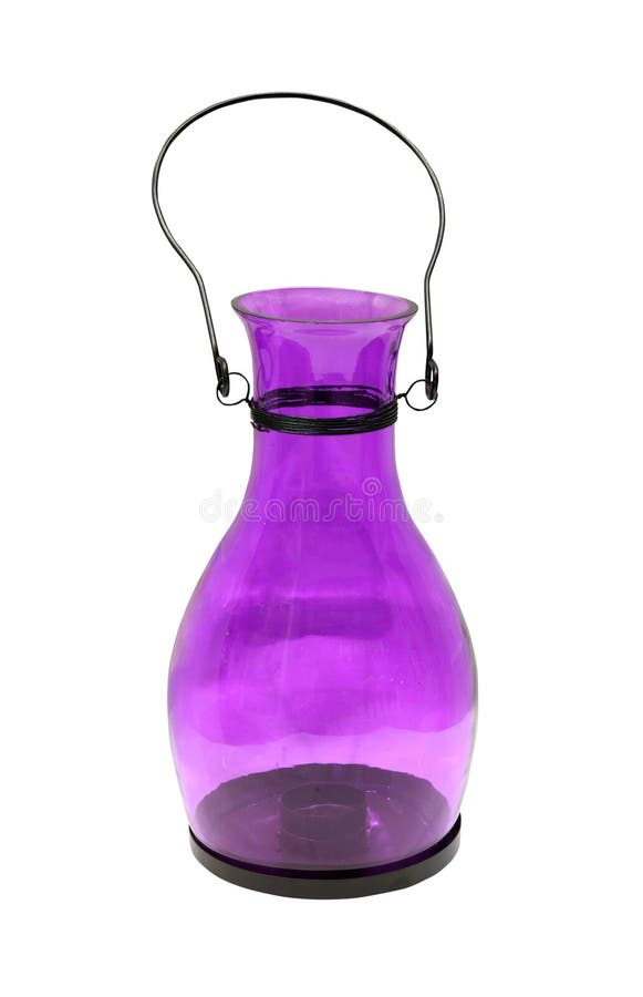 Purple lantern stock photo. Image of glass, handle, lantern - 18109722