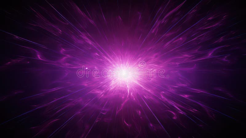 Purple Laser Light Explosion on Black Background Created with ...