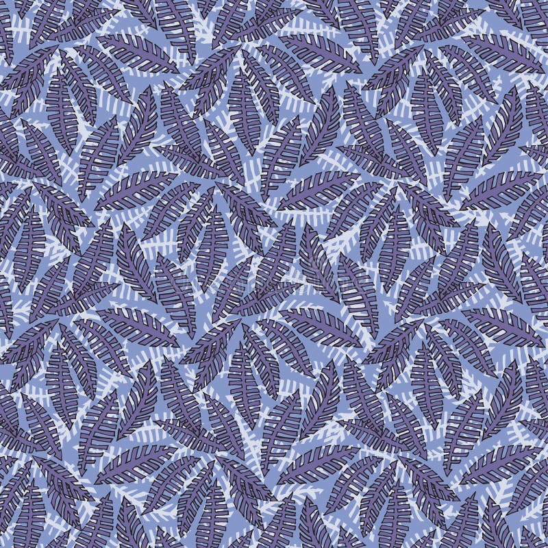 Purple leaves pattern stock vector. Illustration of leaves - 277855861