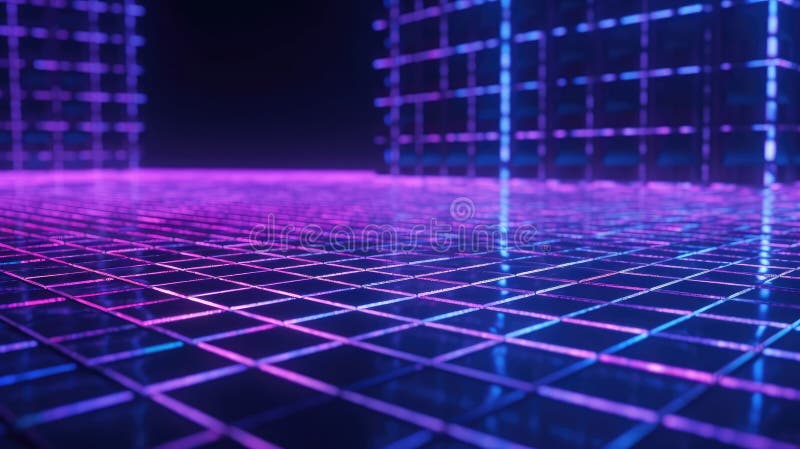 Purple Led Lights, Neon Lights, Intel Core Stock Photo - Image of ...