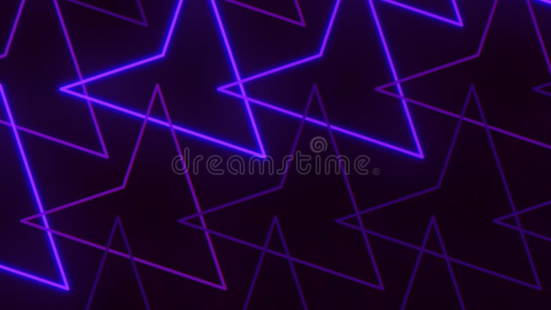 Purple Led Triangles Pattern Stock Footage - Video of illuminated ...