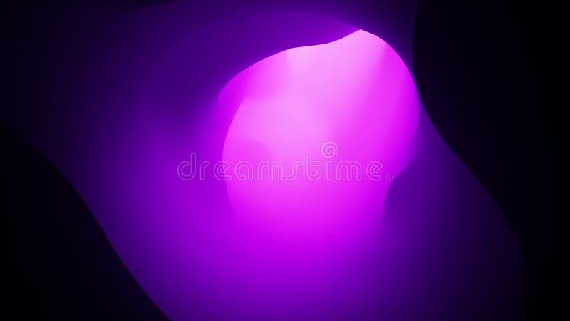 Mysterious Purple Light Casts Shadows in Dark Background Stock Video ...