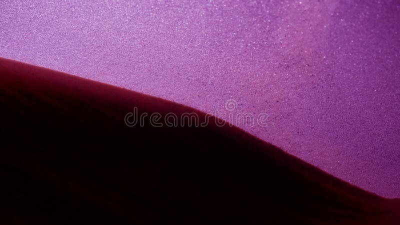 Purple Light Shining on Dust Particles Falling in Slow Motion Stock ...