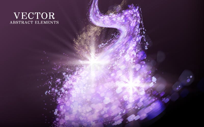 Purple light streak stock vector. Illustration of color - 81947391