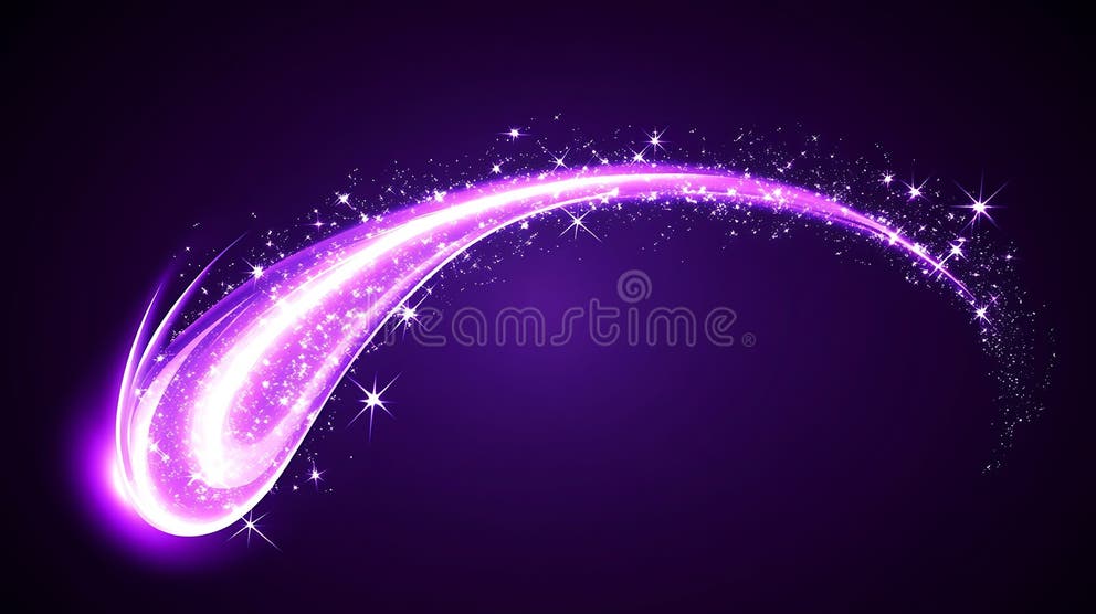 Purple light trail effect stock image. Image of light - 384846993