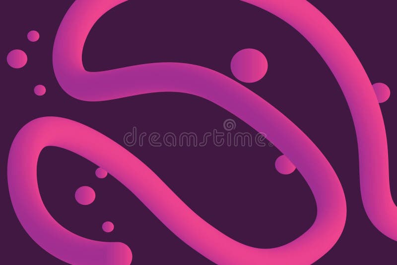 Purple Line Abstract Volumetric Effect. Vector Eps Stock Illustration ...