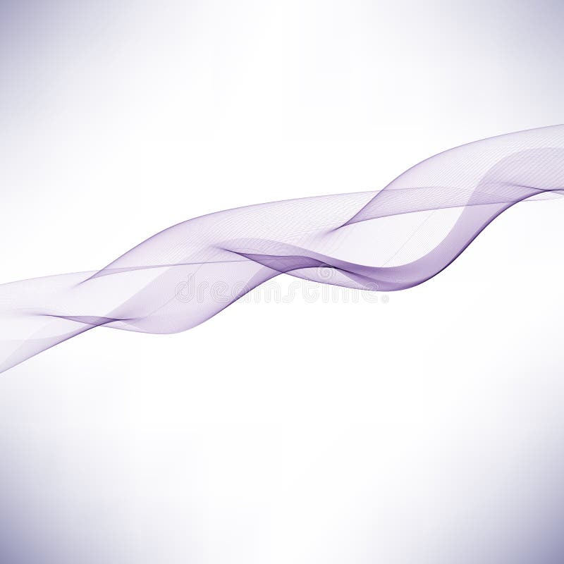 Purple Line Vector Background Curve Gradient Colour with White Space ...