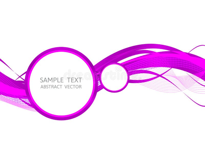 Purple Line Wave Abstract Vector Background Graphic Design Stock Vector ...