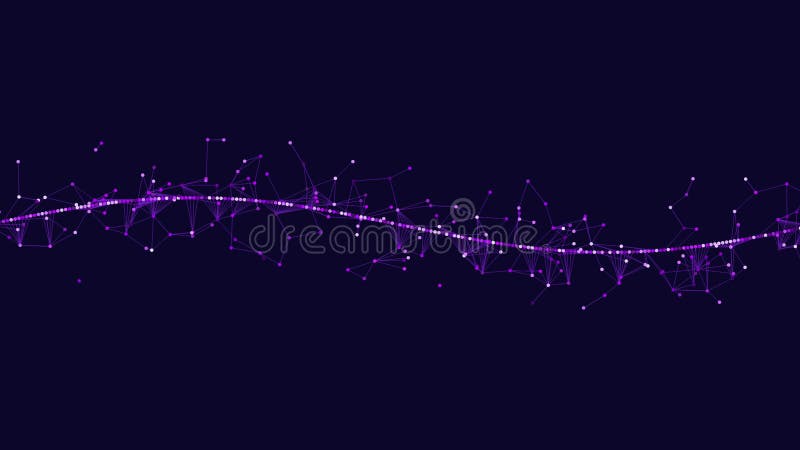 Purple Line with Dots a Mesmerizing Linear Pattern Stock Video - Video ...