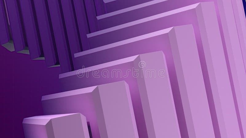 Purple Linear Intricate Staircase Pop Abstract Elegant Modern 3d ...