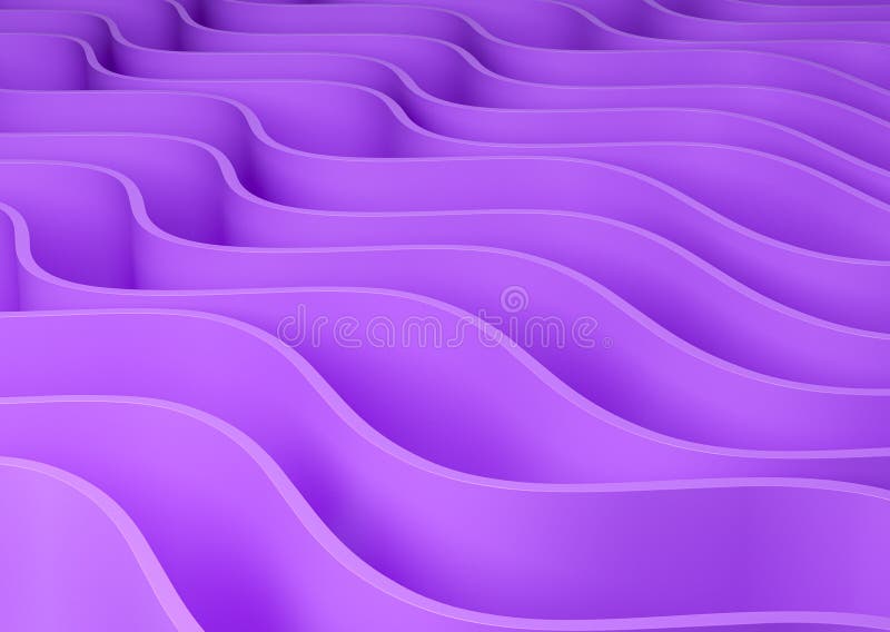 Purple Lines. Waves of Curve Shape. Concept of Modern Art Stock ...