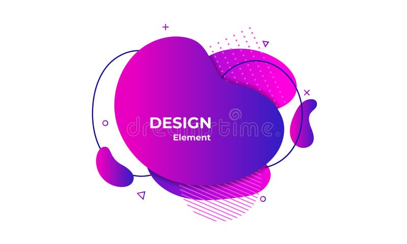 Purple Liquid Abstract Element Illustration Stock Vector - Illustration ...