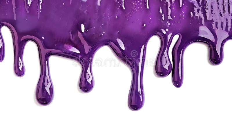 Purple Liquid Flowing Down a White Wall, Suitable for Science or ...