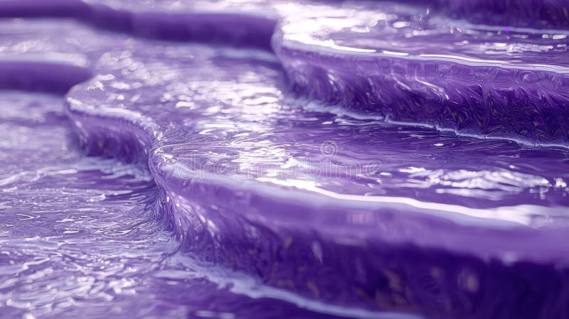 Purple Liquid Flowing Steps, Abstract Texture Background, Design ...