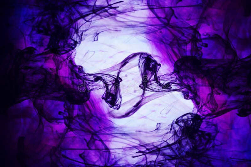 Fusion of Purple Smoke in Motion Stock Photo - Image of motion, color ...