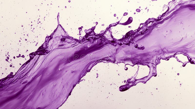 Purple Liquid Splash Abstract Background Stock Illustration ...