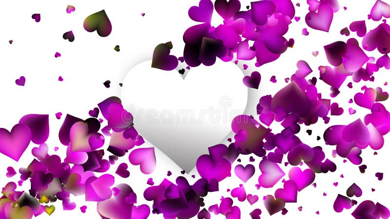 Purple Love Background Vector Art Stock Vector - Illustration of ...