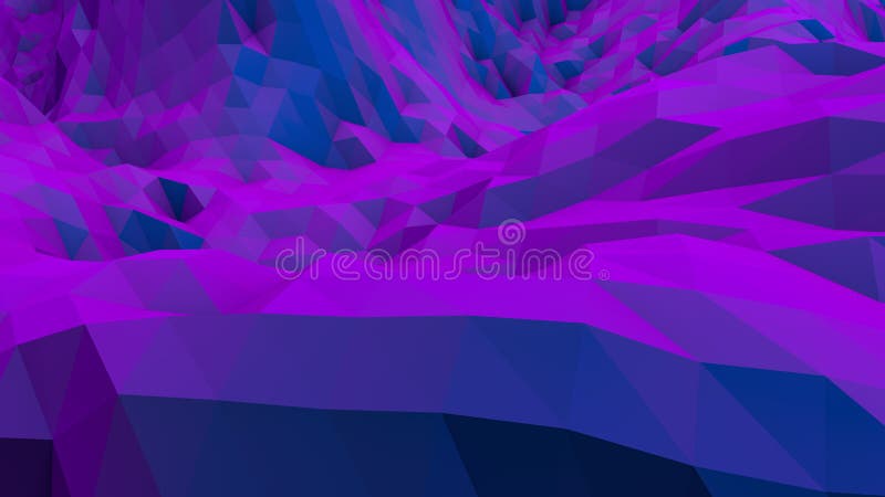Purple Low Poly Background Mount Stock Illustration - Illustration of ...