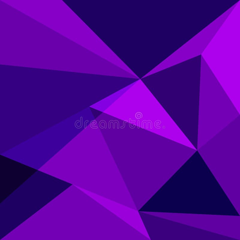 Purple Low Poly Design Element Background Stock Vector - Illustration ...