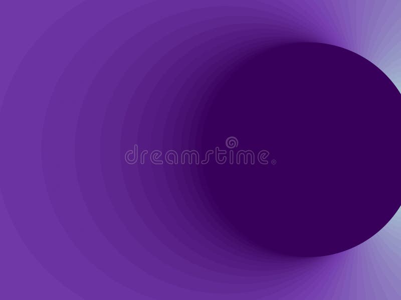 Purple Magnetic Field Lines Math Fractal Stock Illustration ...