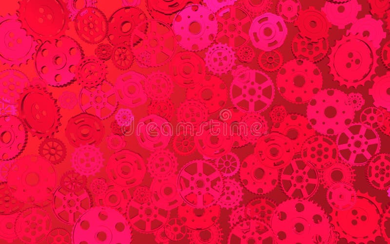 Purple Mechanical Background with Purple Mechanical Pieces Stock ...