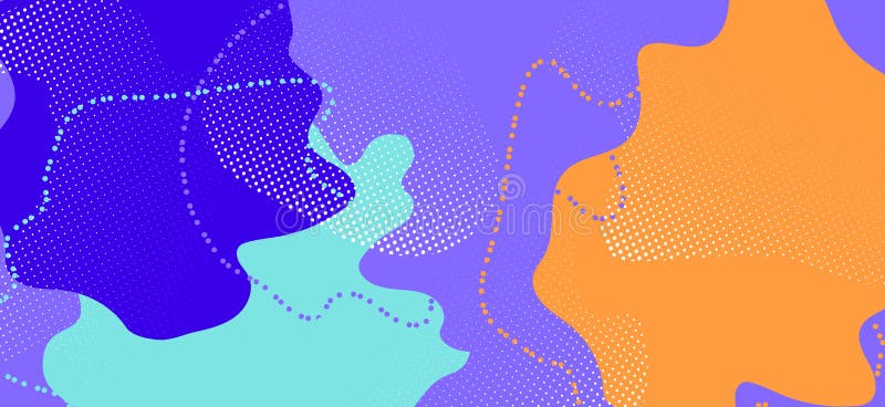 Purple Memphis Design. Creative Geometric Stock Vector - Illustration ...