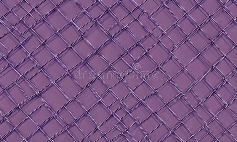 A Purple Mesh is Shown in a Close-up View, with a Pattern of Squares ...