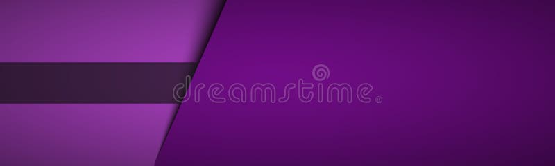 Purple Modern Material Design Header with Layers. Vector Abstract ...