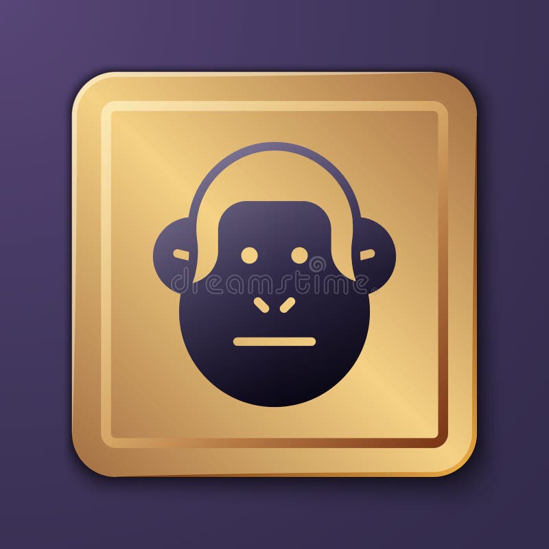 Monkey with Square Frame for Banner, Poster, and Greeting Card Stock ...