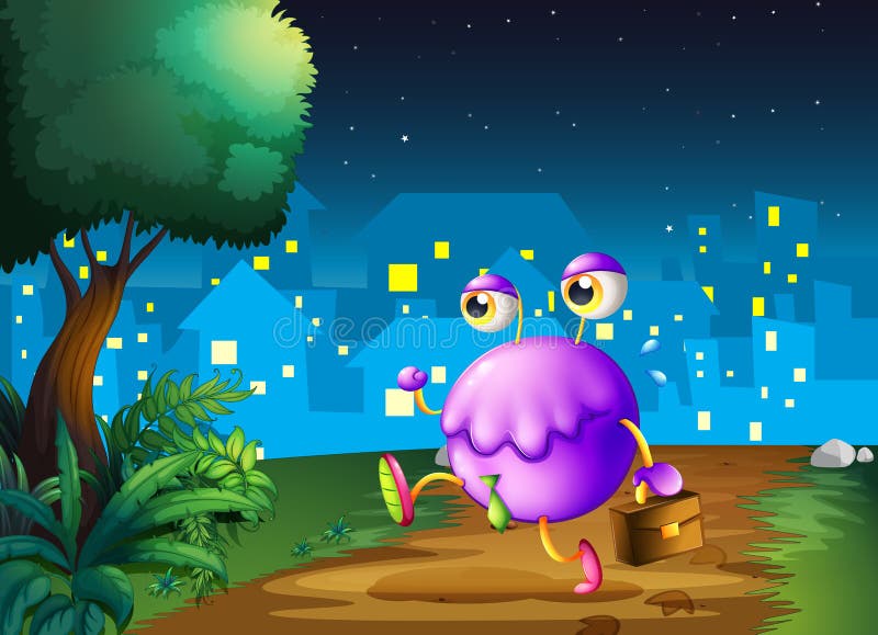 Purple Monster Vector Stock Illustration Illustration Of Hell 5751349