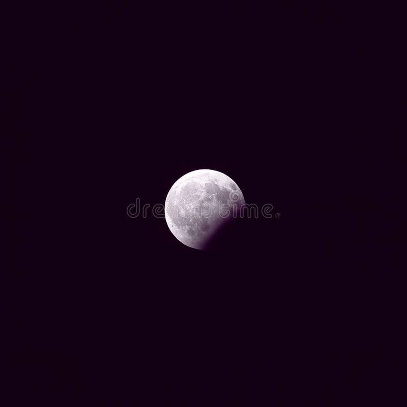 Purple Moon Eclipse stock image. Image of nature, europe - 97620019