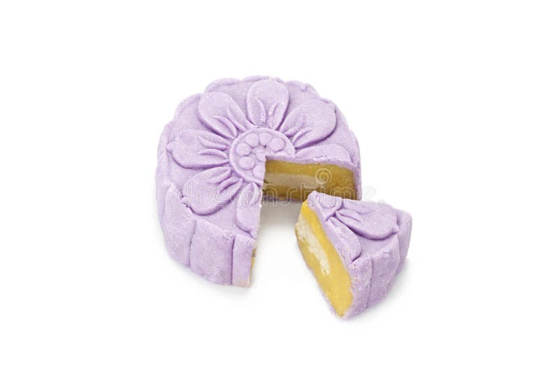 Purple mooncake stock photo. Image of culture, asia, bake - 20898114