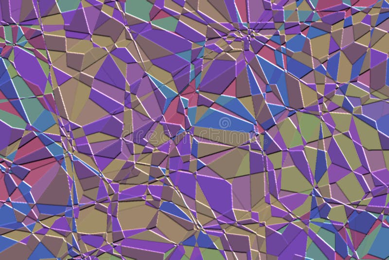 Purple mosaic stock illustration. Illustration of chaos - 60996