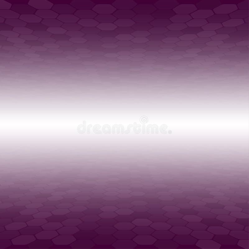 Purple Mosaic Tile Comb Background Perspective. Stock Vector ...
