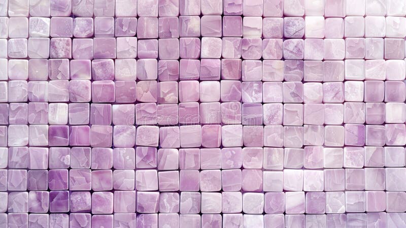 Purple Mosaic Tile Wall Background Stock Photo - Image of texture ...