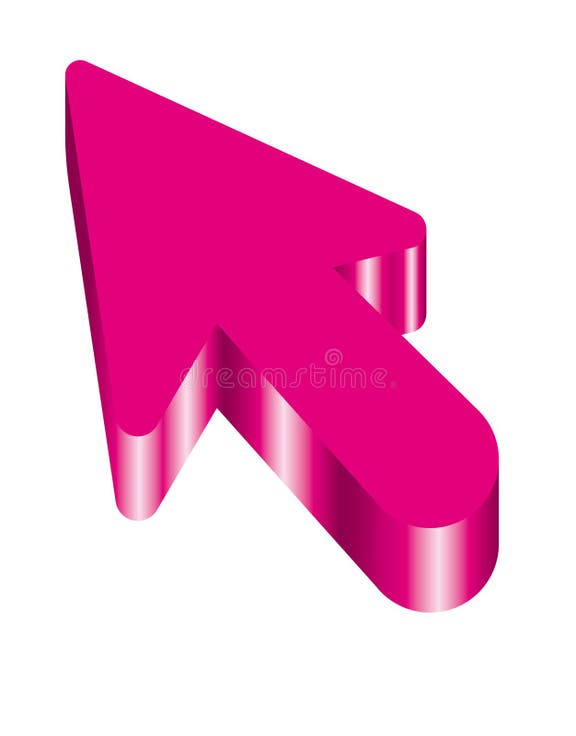 Purple Mouse Pointer stock vector. Illustration of communicator - 5330776